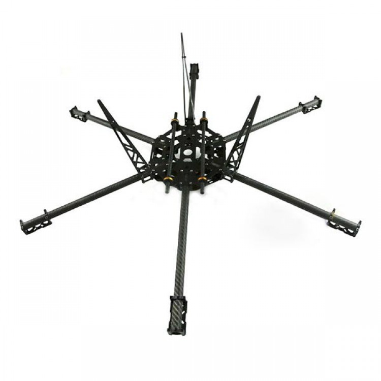 FC Model T680 3K Pure Carbon Fiber Hexacopter 680mm FPV Multicopter ...