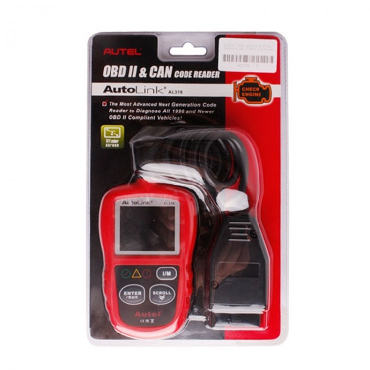 Autel AutoLink AL319 Next Generation OBD II EOBD Code Reader Diagnostic ...