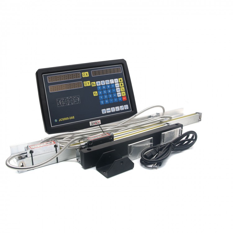 2 Axis DRO Digital Readout Digital Display Meter for Milling Lathe Machine with Linear Scale ...