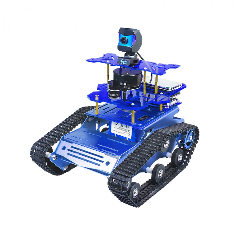 XIAOR GEEK XR-SLAM Lidar Robot Car with HD Camera ROS Robot Tank Car ...