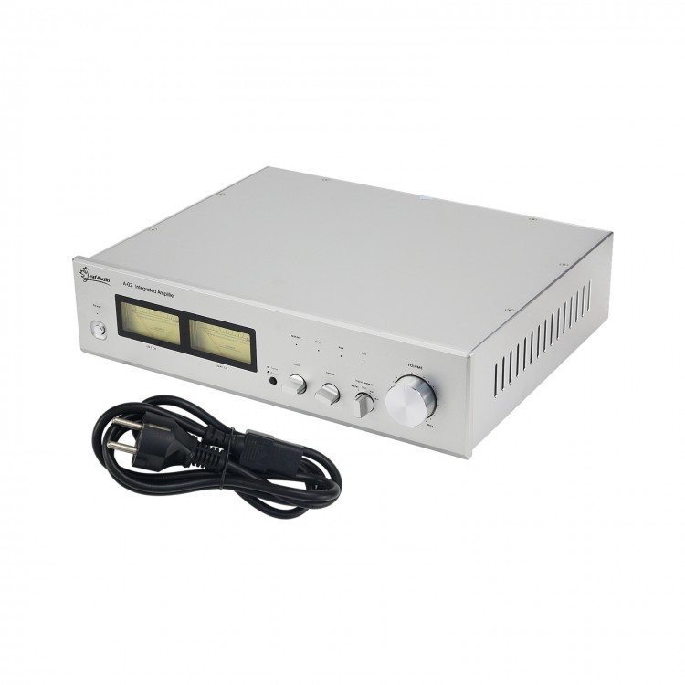 Leaf Audio A-02 210W Integrated Amplifier Phono Amplifier Two VU Meters ...