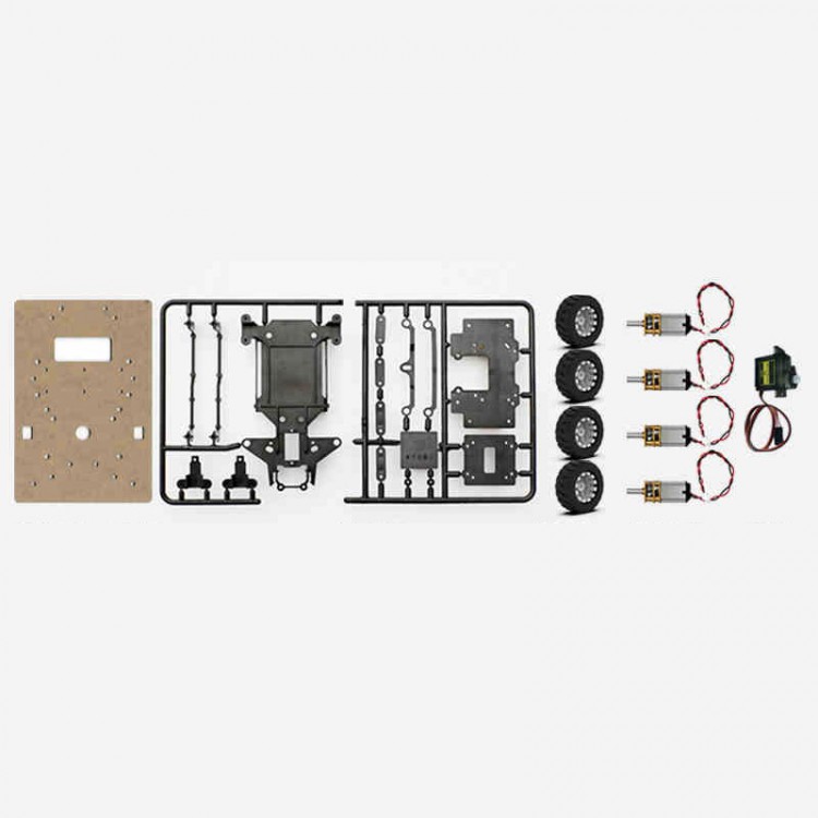 Robot Car Parts Smart Car Parts Structural Parts with Motors for 4 ...