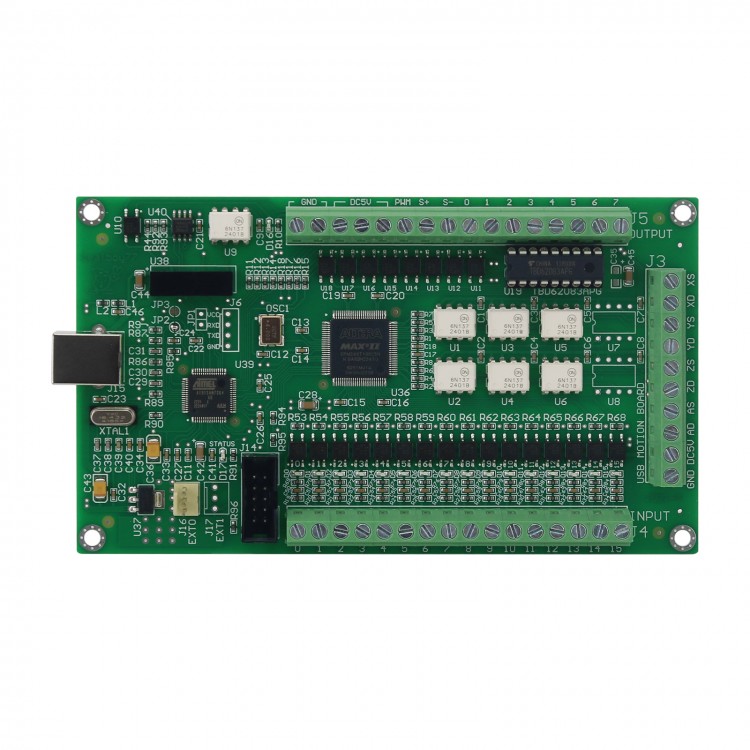 3 Axis Mach3 Motion Card CNC Mach3 Breakout Board Motion Controller USB ...
