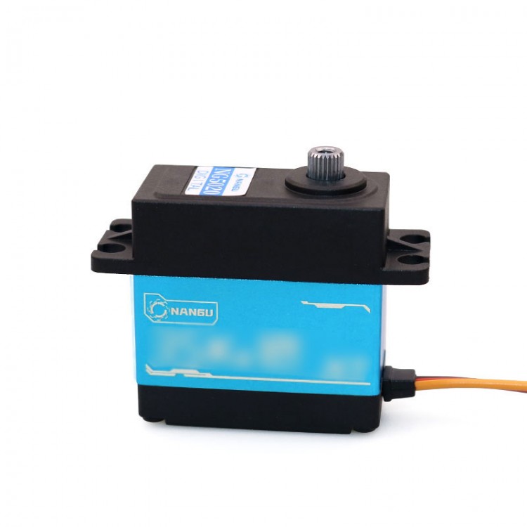 NANGU 45KG 300-Degree Servo Robotic Arm Servo Motor (Blue) with Steel ...