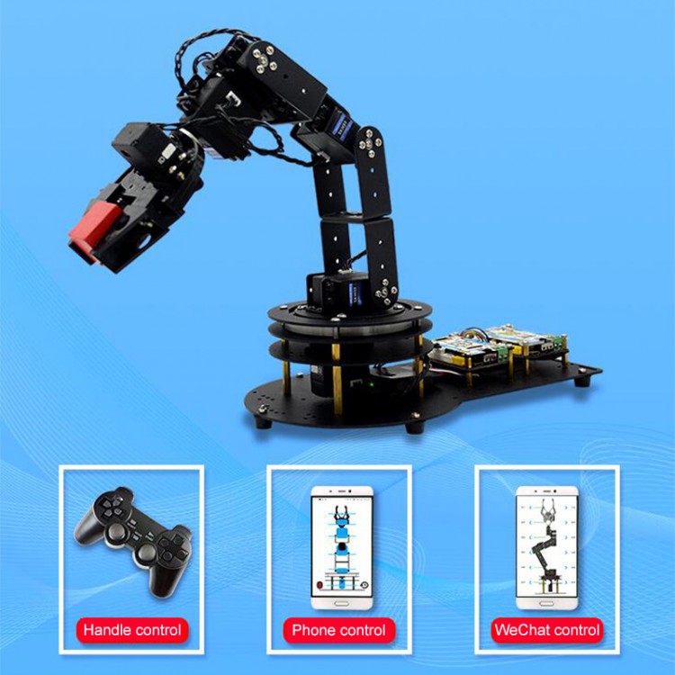 6 DOF Mechanical Arm DIY Kit Robotic Arm Manipulator for Arduino ...