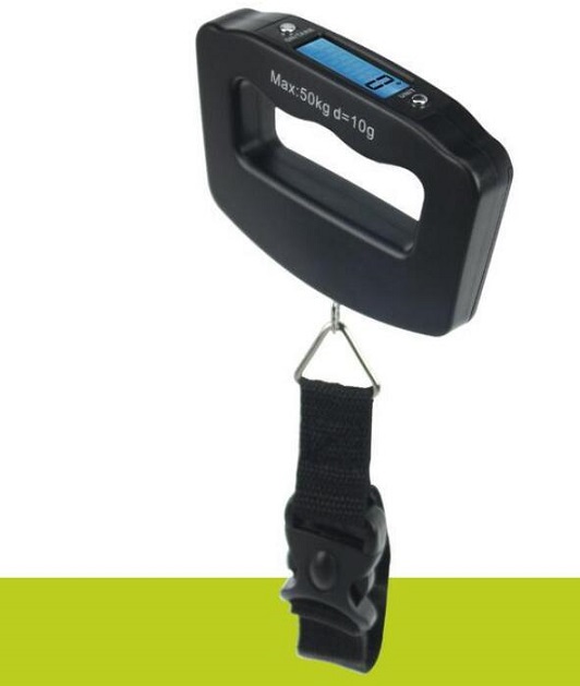 Mini Hand Held Scale LCD Digital Hanging Electronic Weight Luggage ...